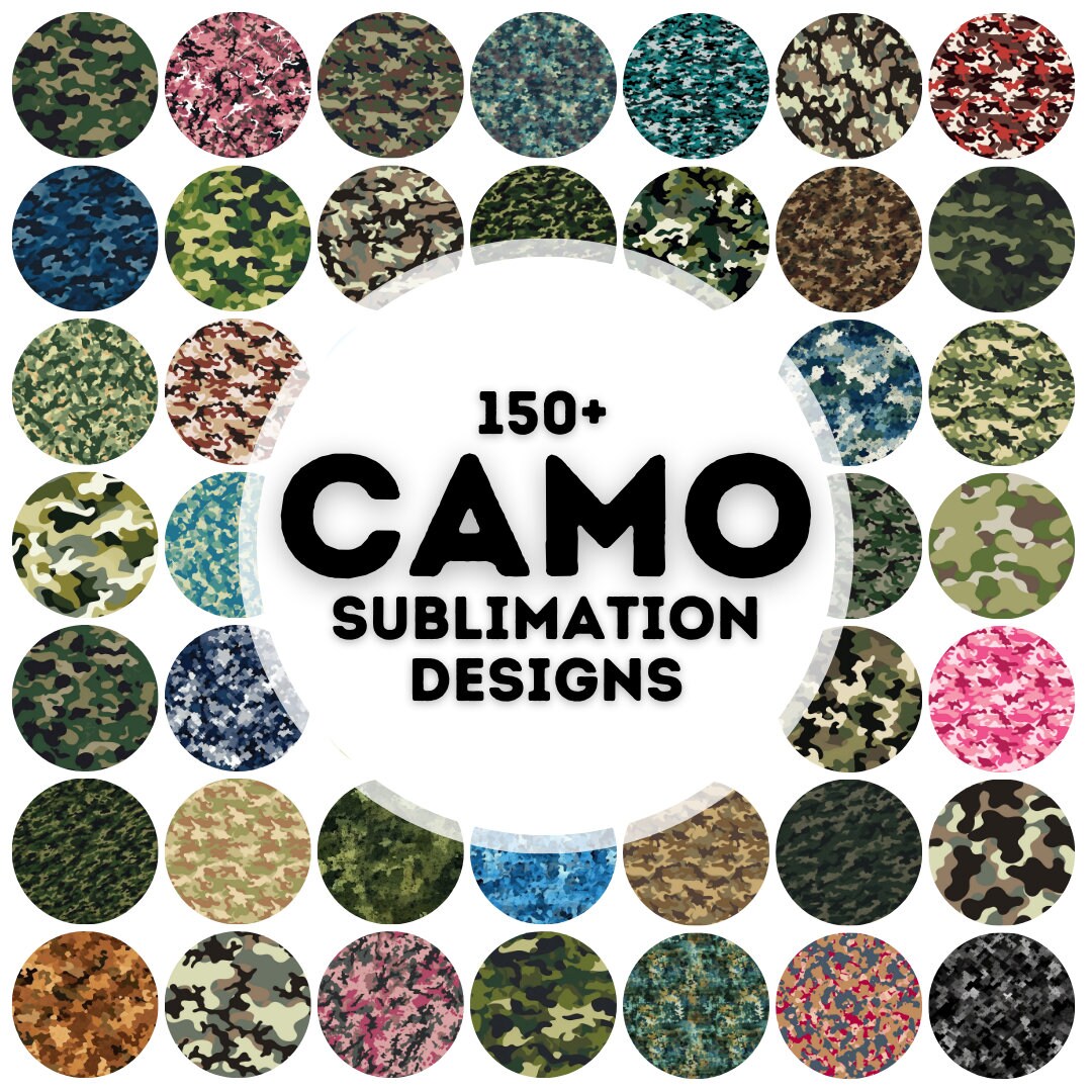 150+ Camo Coaster Sublimation Designs Png, Coaster Sublimation Design ...