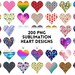 200+ Heart Sublimation Bundle Png, Sublimation Designs, Sublimation ...