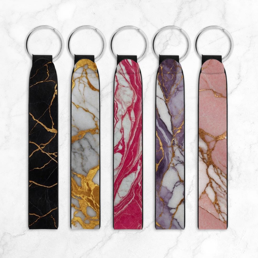 5 Marble Key Fob Sublimation Designs Png, Key Fob Sublimation Designs ...