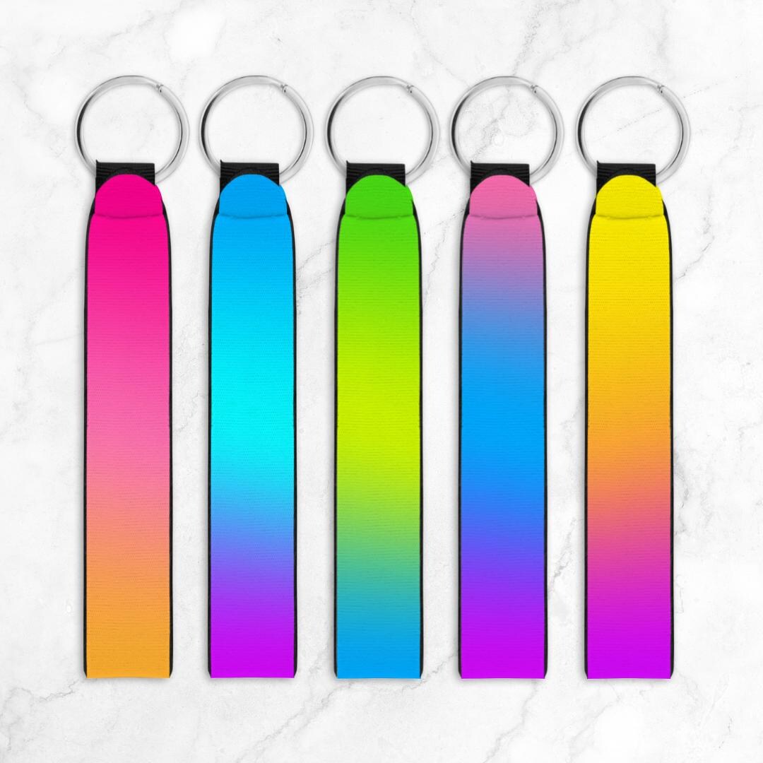 5 Gradient Key Fob Sublimation Designs Png, Key Fob Sublimation Designs ...