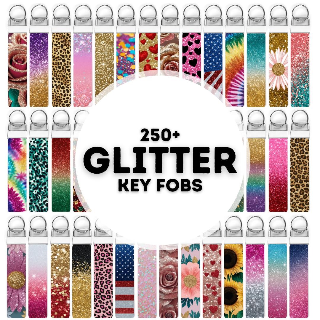 250 Glitter Key Fob Sublimation Designs Png, Key Fob Sublimation ...