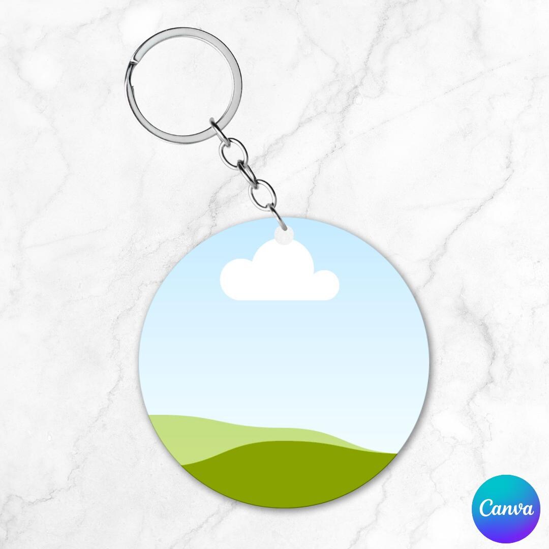 Keychain Mockup, Keychain Mockup for Canva, Keychain Mockup, Canva ...