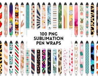 500 Pen Wrap Sublimation Designs Png, Epoxy Pen Wraps, Pen Wrap ...