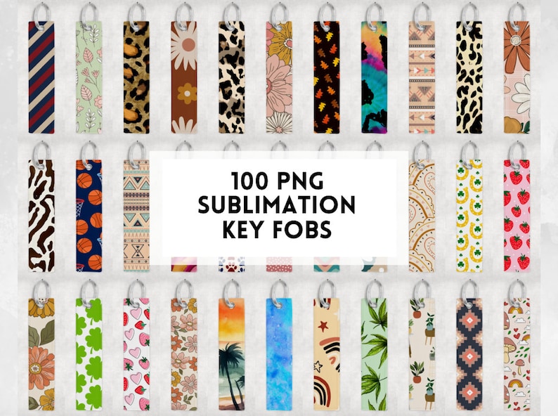 100 Key Fob Sublimation Designs Png Key Fob Sublimation - Etsy