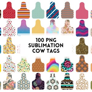 500+ Cow Tag Sublimation Designs Png, Cattle Tag Sublimation Designs ...