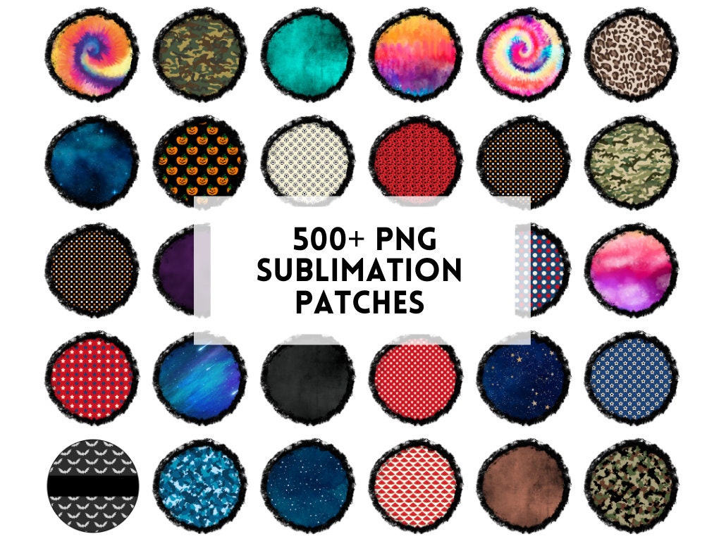 500 Sublimation Patches Bundle Png Sublimation Backgrounds - Etsy