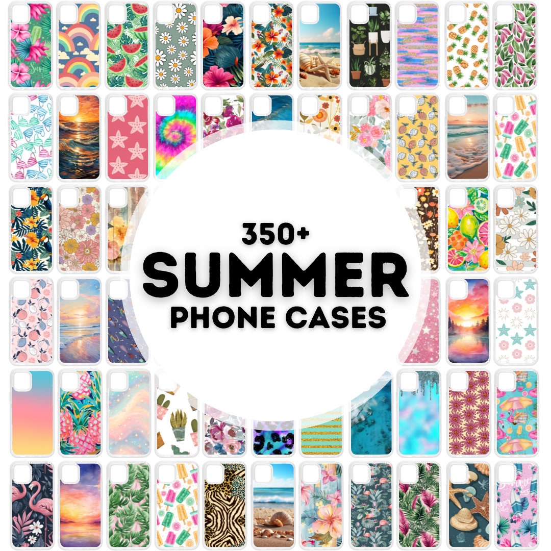 350+ Summer Phone Case Sublimation Designs, Phone Case Png Bundle ...