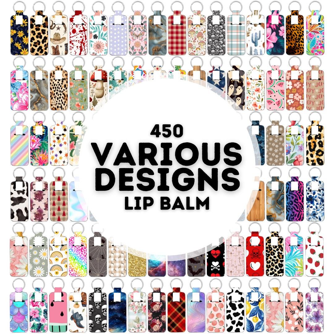450 Skinny Lip Balm Sublimation Design Bundle, Lip Balm Bundle, Lip ...