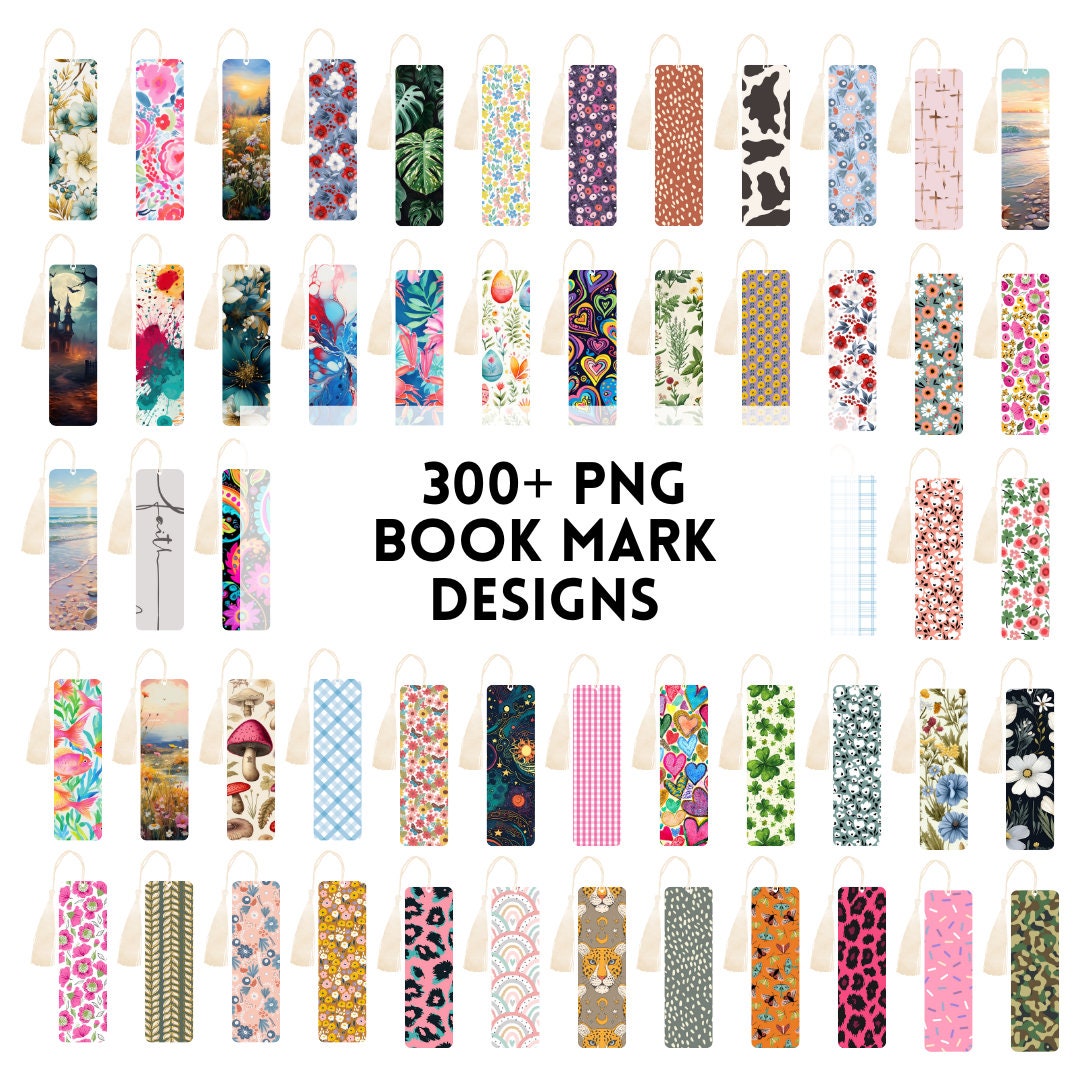 300+ Bookmark Sublimation Designs, Bookmark Bundle, Bookmark Png ...