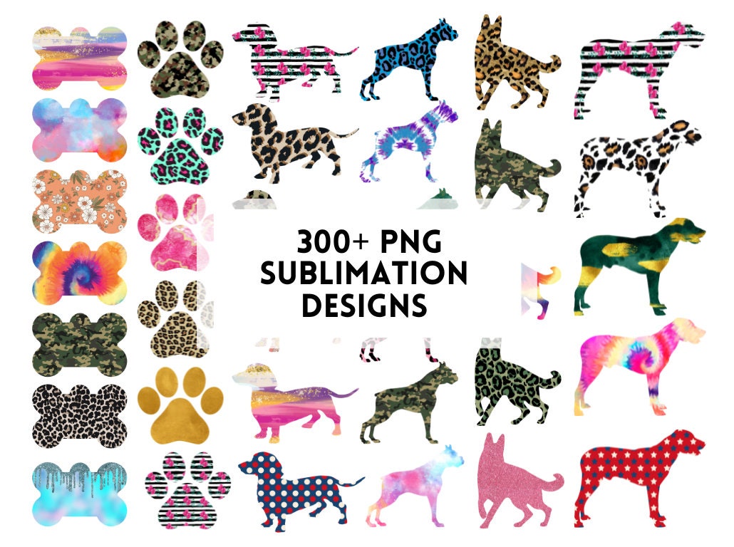 Dog Png Dog Sublimation Bundle Png Sublimation Designs - Etsy