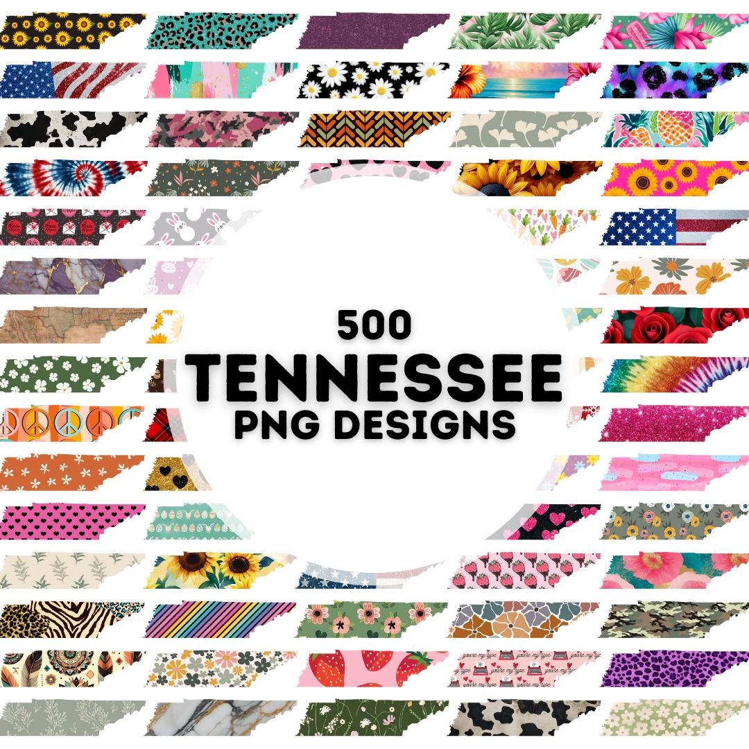 500 Tennessee Sublimation Bundle Png, Sublimation Designs, Sublimation ...