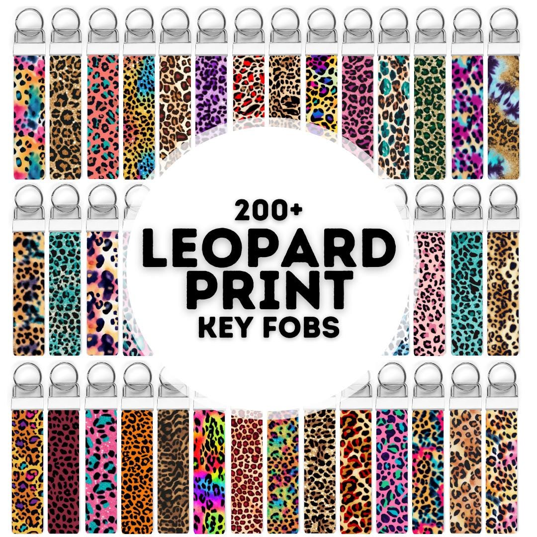 200 Leopard Print Key Fob Sublimation Designs Png, Key Fob Sublimation ...