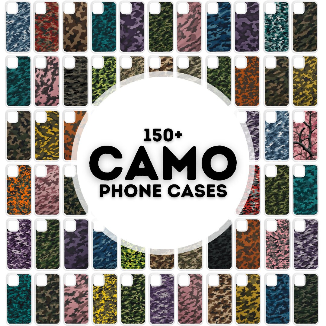 150+ Camo Phone Case Sublimation Designs, Phone Case Png Bundle ...