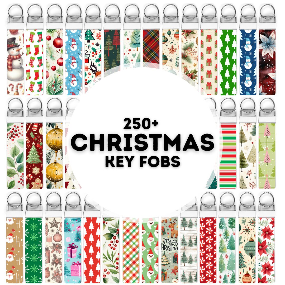250+ Christmas Key Fob Sublimation Designs Png, Key Fob Sublimation ...