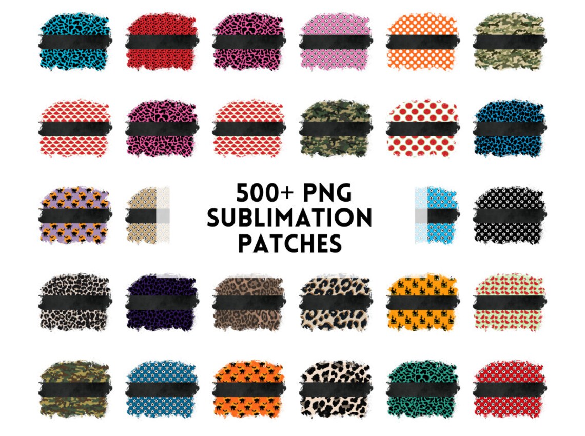 500 Sublimation Patches Bundle Png Sublimation Backgrounds - Etsy