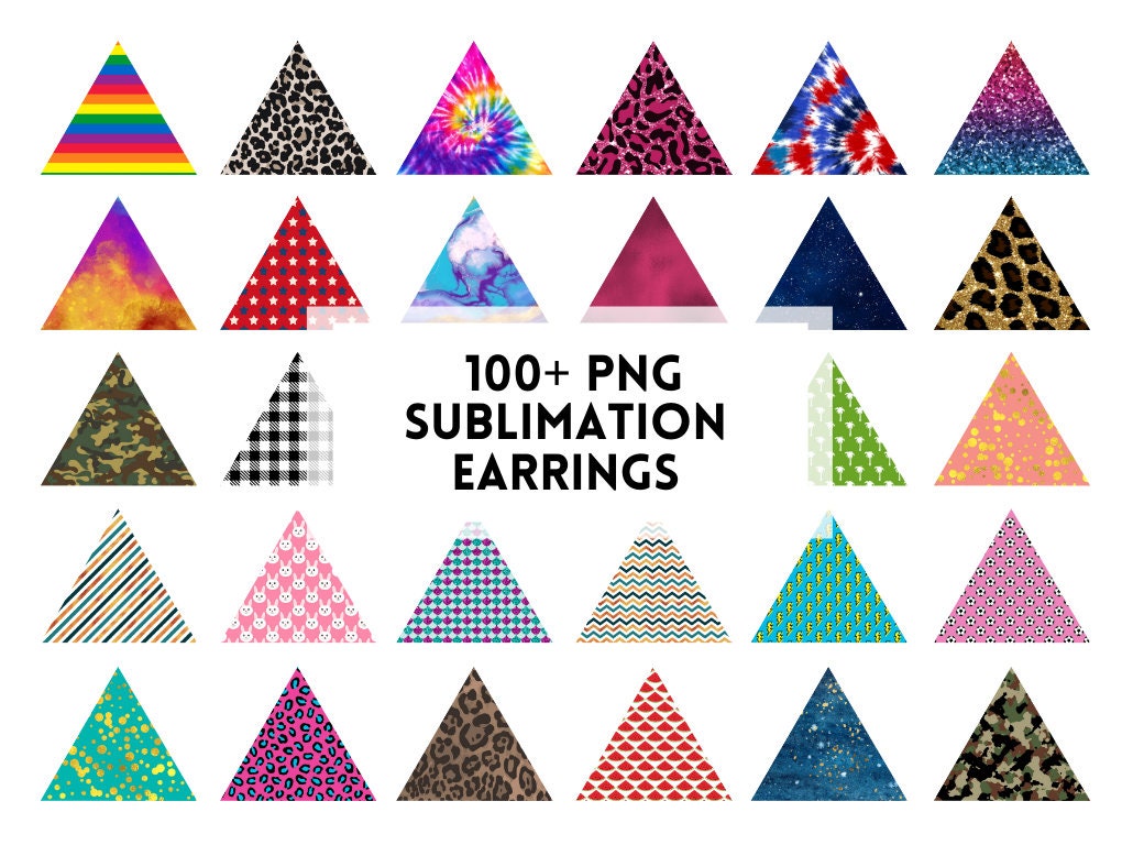 1,000+ Sublimation Earring Designs Bundle, Sublimation Earring Blanks ...