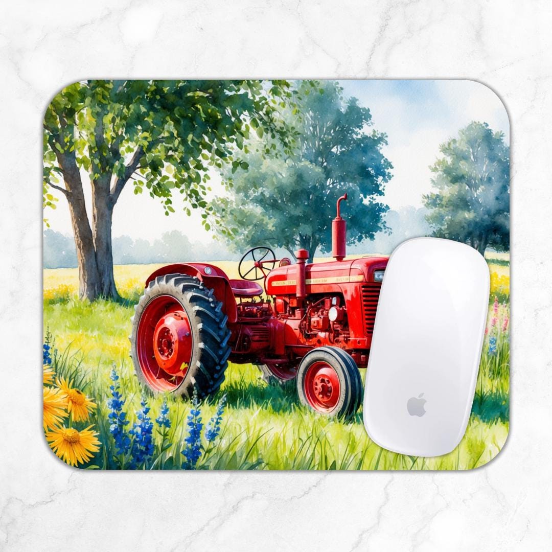Tractor Mouse Pad Sublimation Designs Png, Mouse Pad Sublimation Design ...