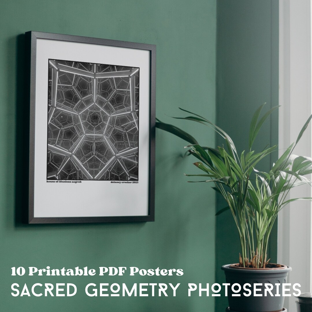 Sacred Geometry Printable Posters - Files Only - Etsy