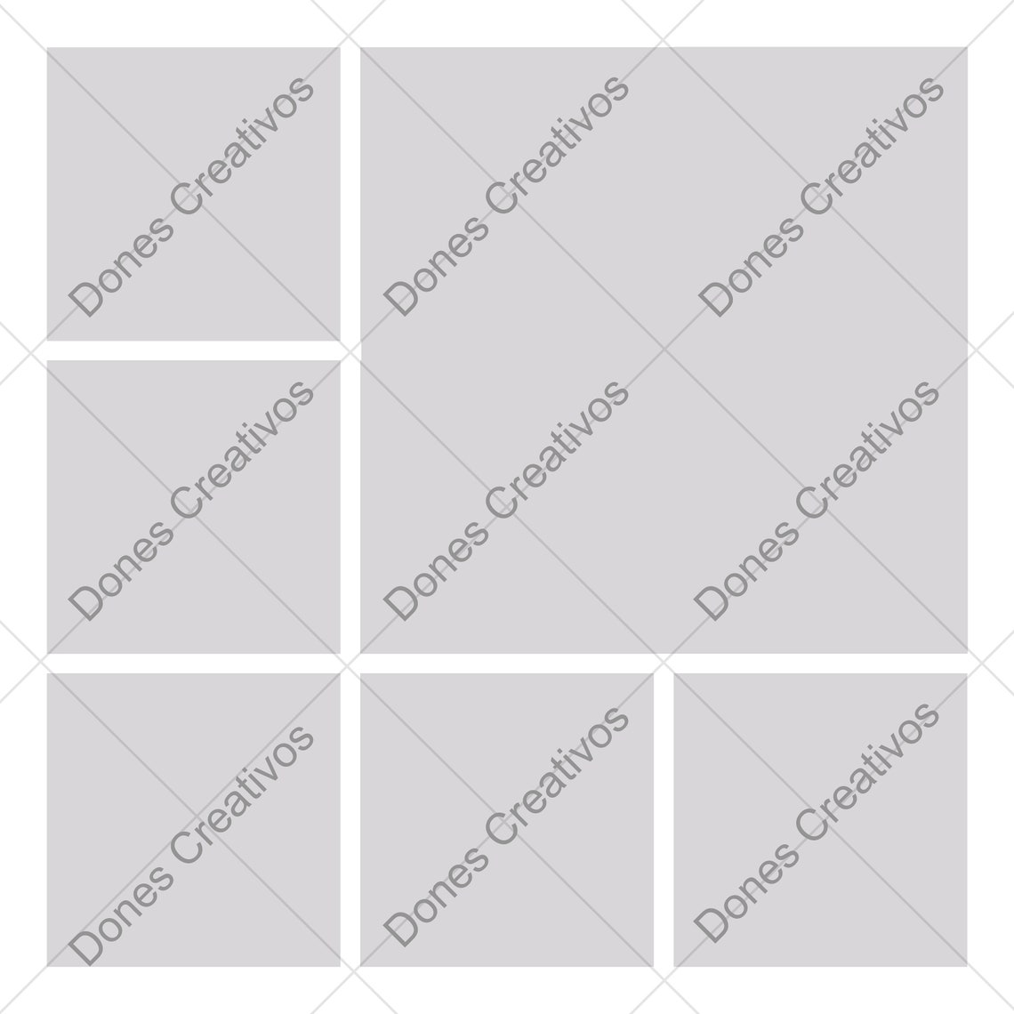 Inside the Box 6 Box Grid Bundle Pack Template | Etsy Canada