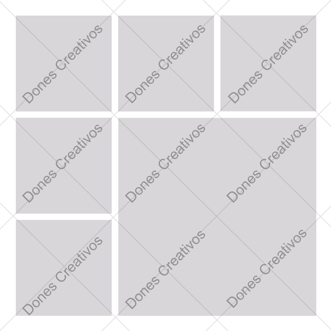 Inside the Box 6 Box Grid Bundle Pack Template | Etsy Canada