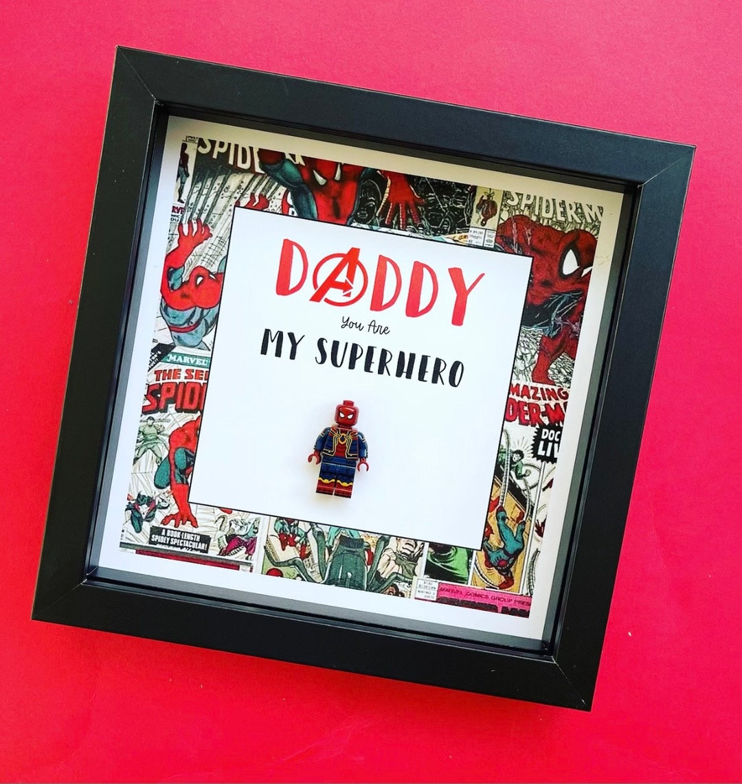 Father's Day Superhero Best Dad Superhero Present - Etsy