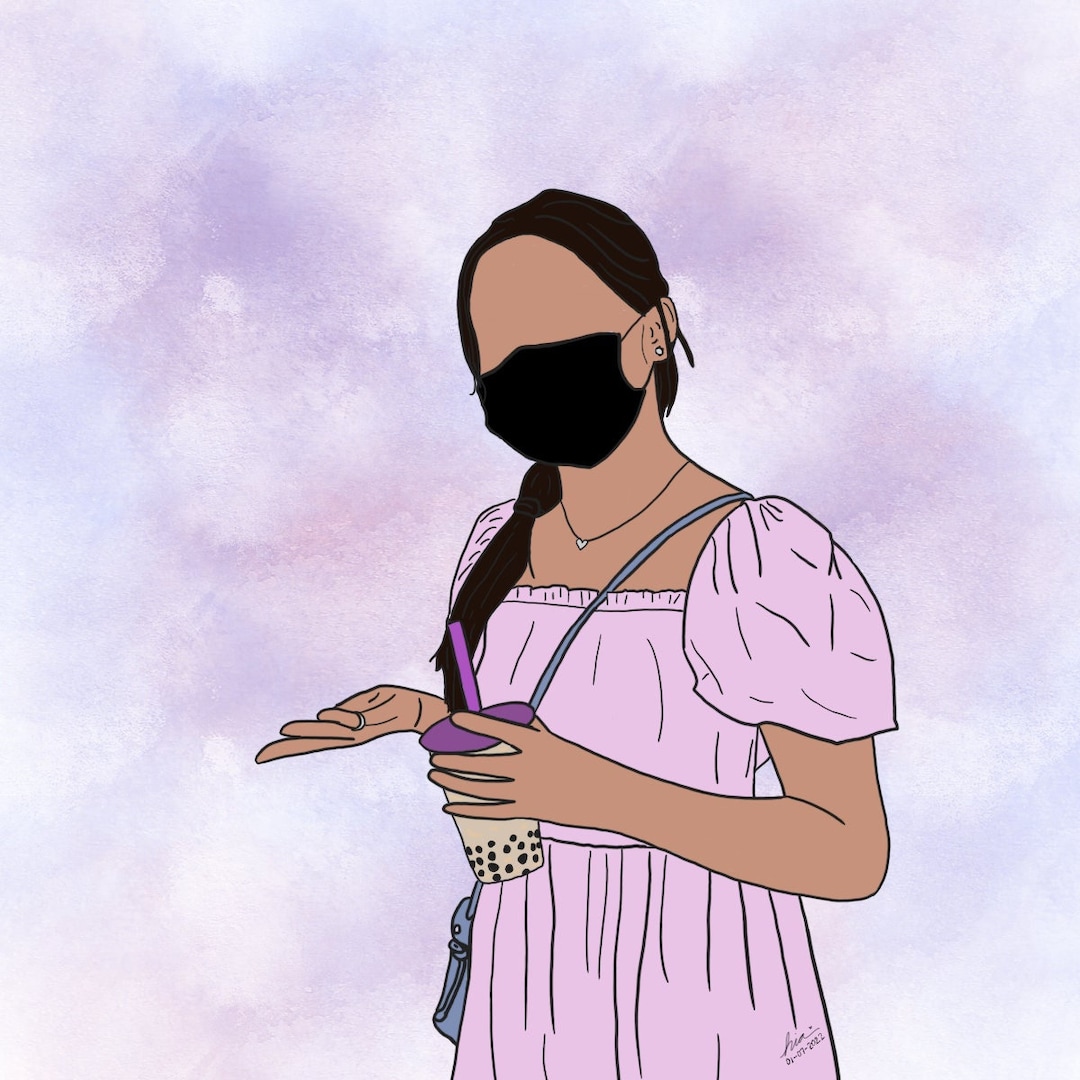 Single Custom Portrait, Cartoon, Digital Art by HIA - Etsy