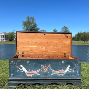 Example of My Work: Hand Painted Mermaid Chest - Etsy