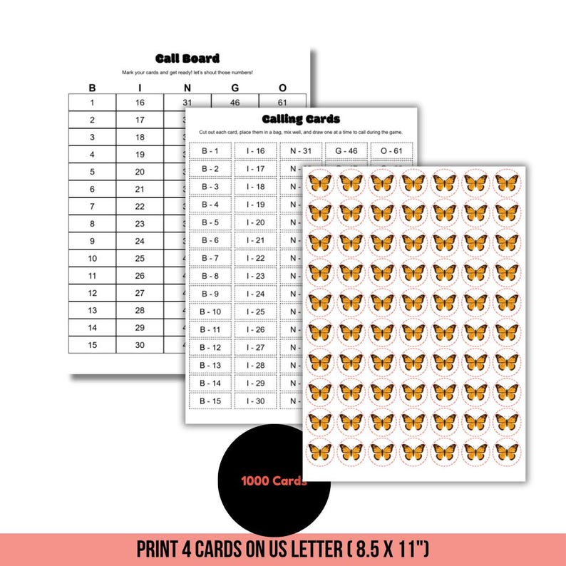 1000 Mother's Day Bingo Cards Game | Instant Download | Classroom ...