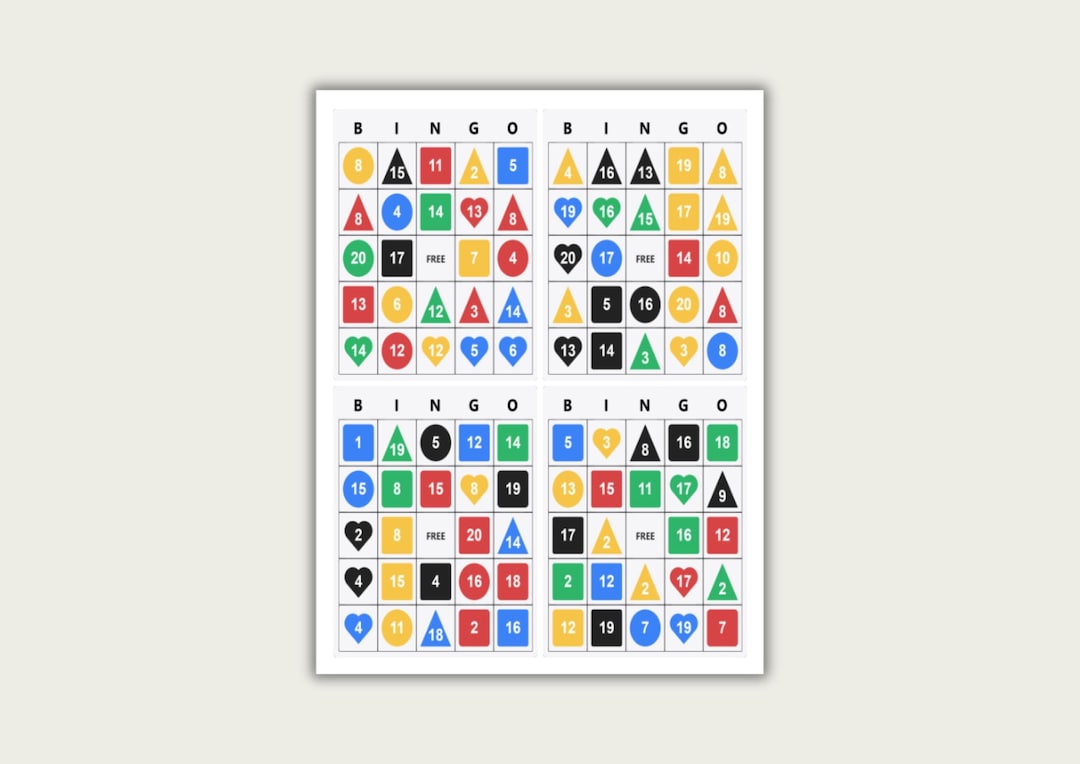90 Printable Bingo Game | Digital Download | Fun for Classrooms ...