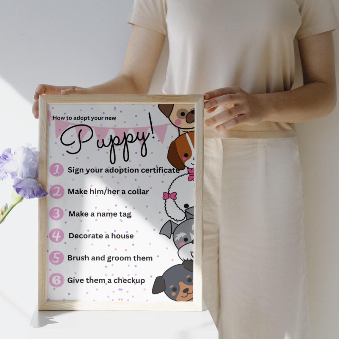 Adopt a Puppy Birthday Party Pack Bundle. PUPPY TREASURE HUNT, Themed ...