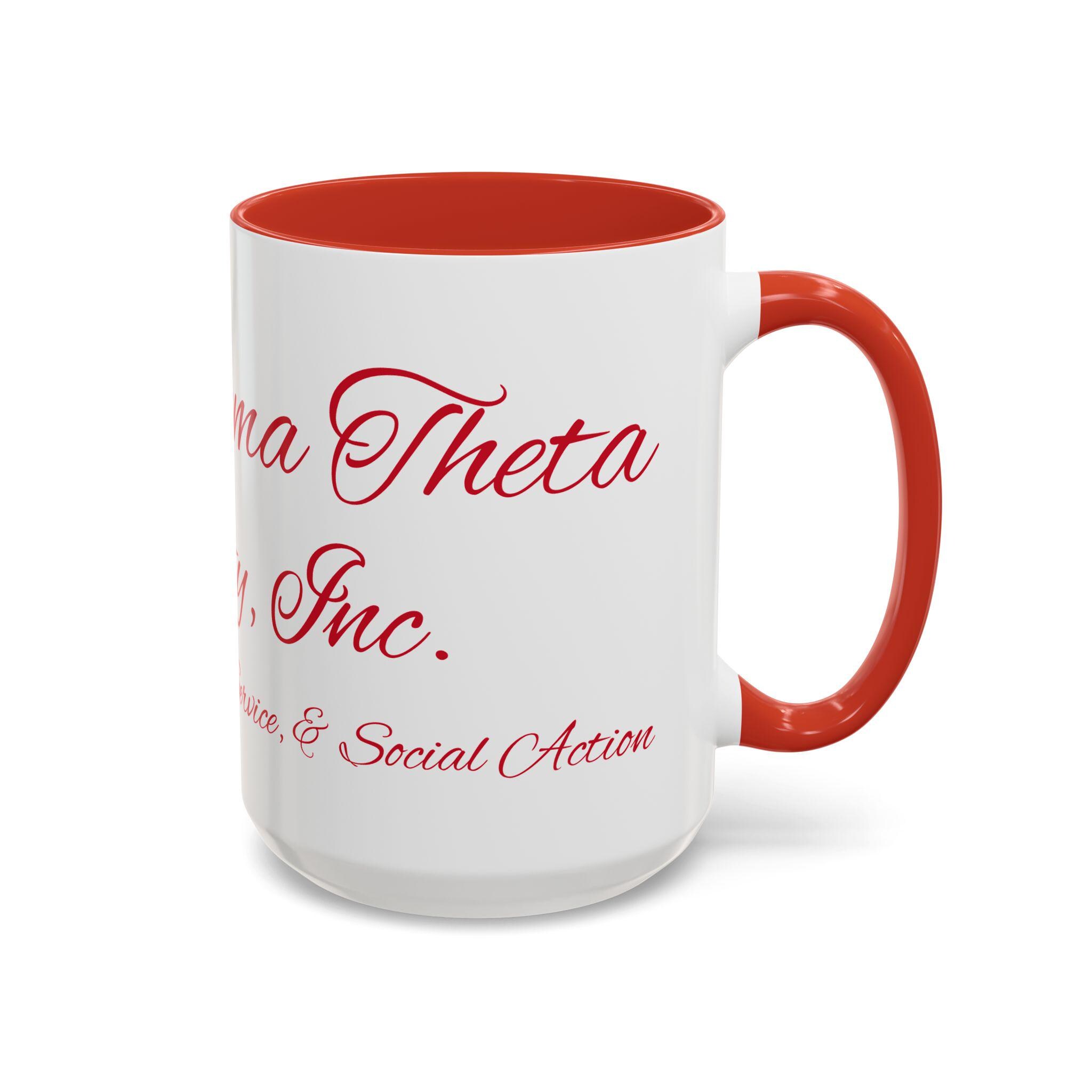 Delta Sigma Theta Script Logo Mug | Accent Coffee Mug - Etsy