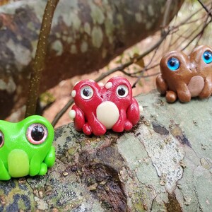 Handmade Clay Frogs and Toads - Etsy