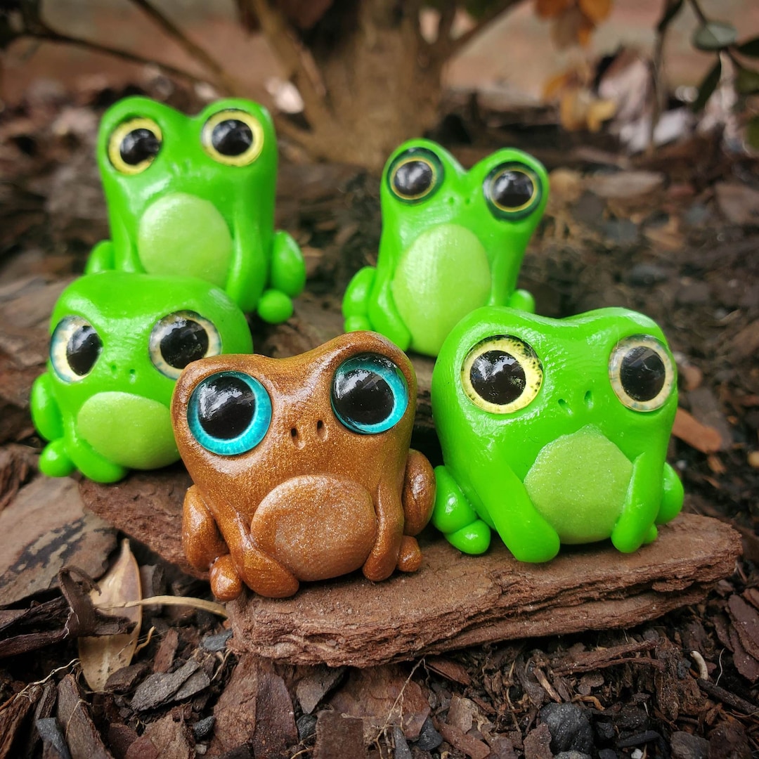 Handmade Clay Frogs and Toads - Etsy