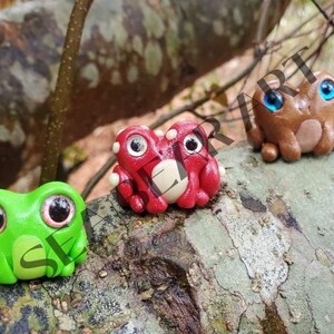 Handmade Clay Frogs and Toads - Etsy