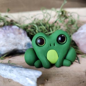Handmade Clay Frogs and Toads - Etsy