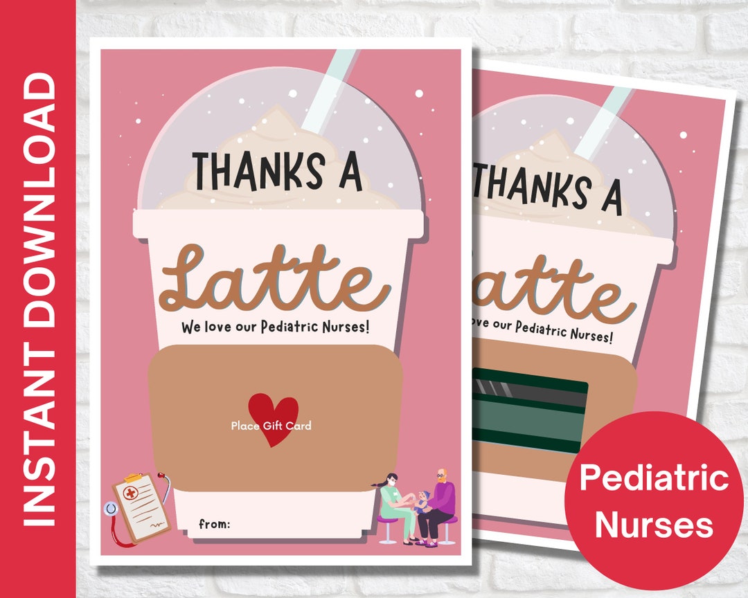 Nurse Coffee Gift Card Holder, Nurse Appreciation Gift, RN Thank You ...