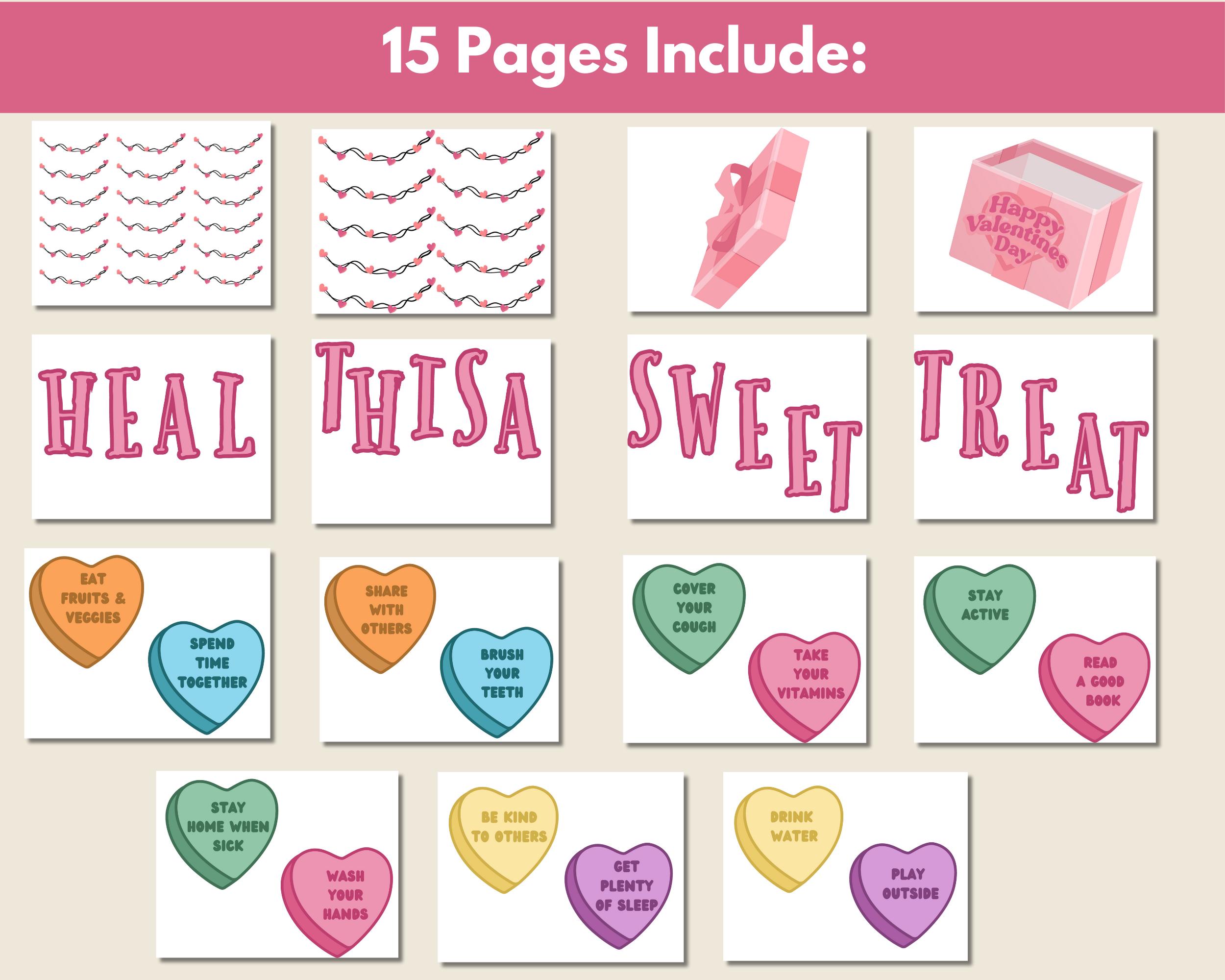 School Nurse Valentine's Day Bulletin Board, Teacher Bulletin Board Kit ...