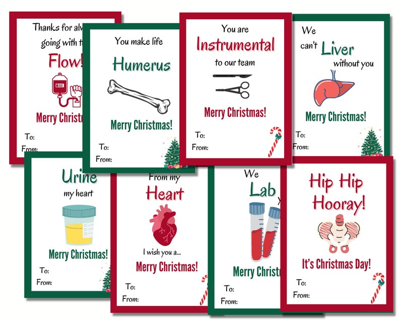 Funny Medical Christmas Cards for Doctors, Nurses, CNA, MA, PA ...