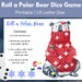 Roll a Polar Bear Candy Dice Game for Kids | Christmas & New Year Table ...