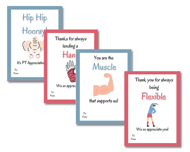 Funny Physical Therapy Appreciation Cards | Physical Therapy Thank You ...
