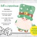 Roll a Leprechaun Dice Game for Kids, St Patricks Printable Candy Dice ...
