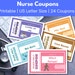 Nurse Printable Coupons, Nurse Support Gift, Nurse Gift, Nurses Week ...