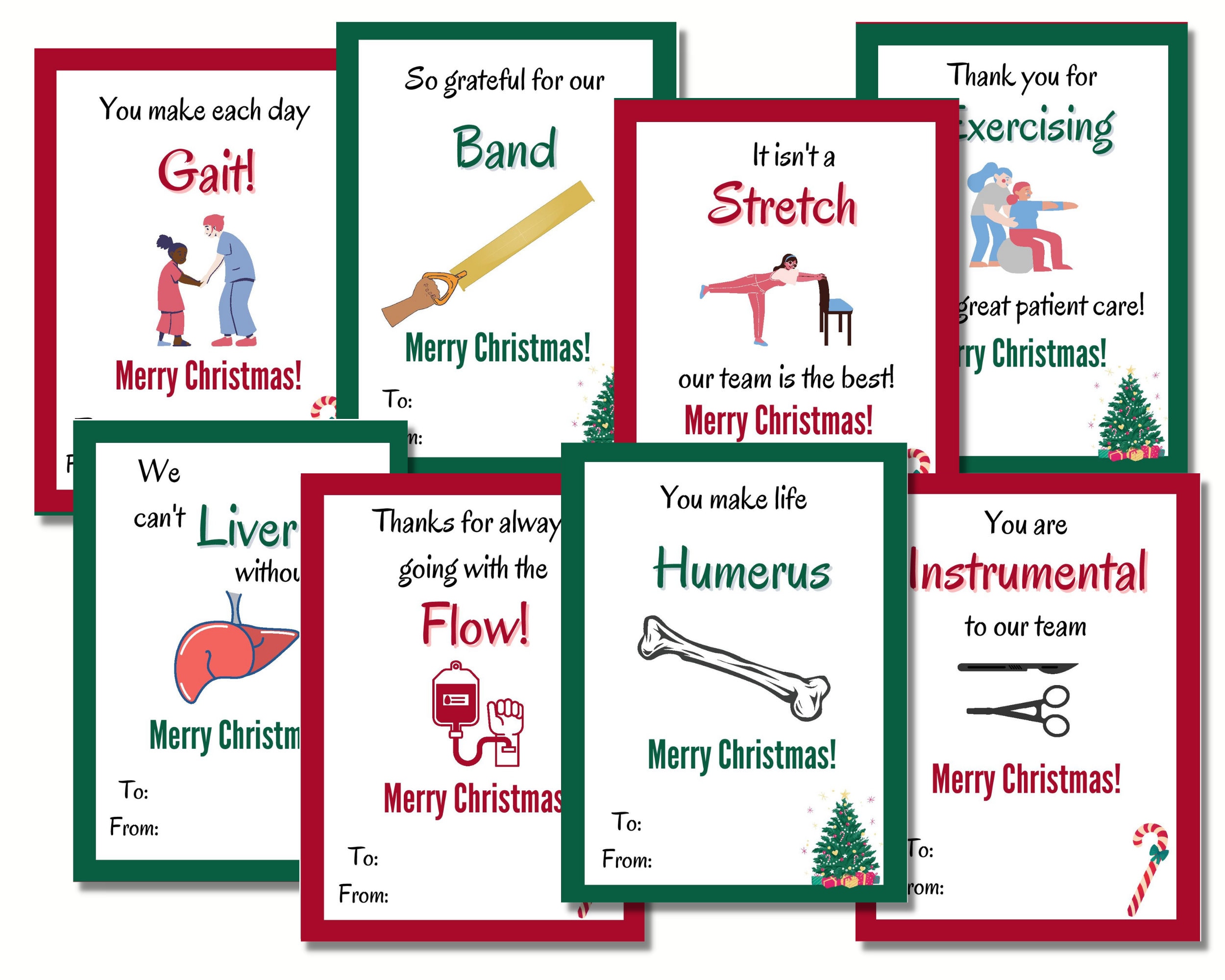 Funny Medical Christmas Cards for Doctors, Nurses, CNA, MA, PA ...