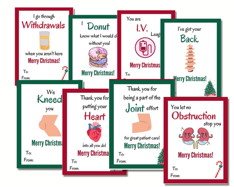 Funny Medical Christmas Cards for Doctors, Nurses, CNA, MA, PA ...