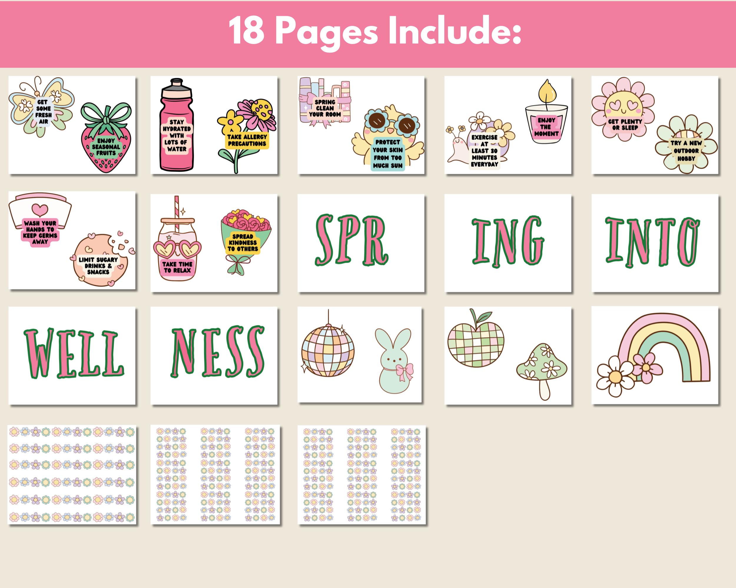 School Nurse Spring Bulletin Board, Teacher Bulletin Board Kit, School ...