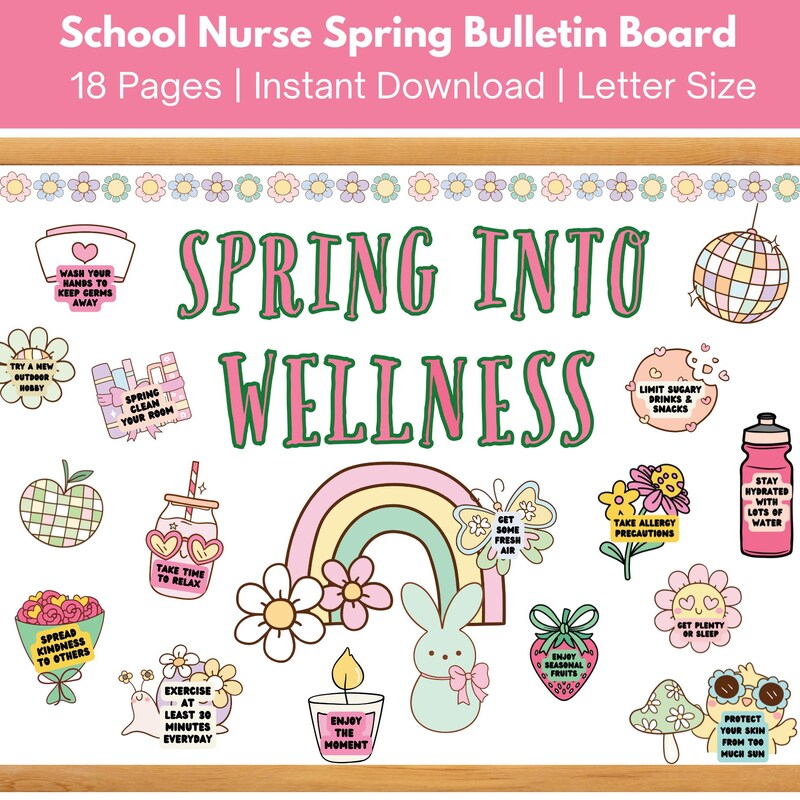 Spring Wellness Board - Etsy