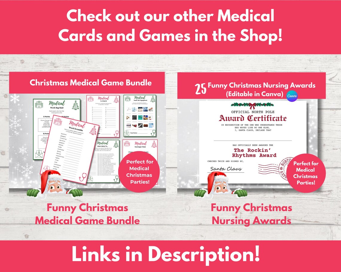Funny Medical Christmas Cards and Funny Medical Christmas Posters ...