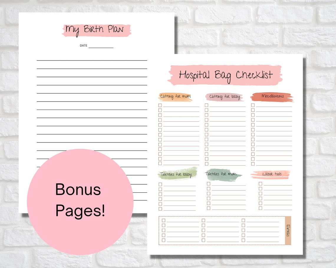 Pregnancy Vision Board Printable Images, Pictures & Words | Christian ...