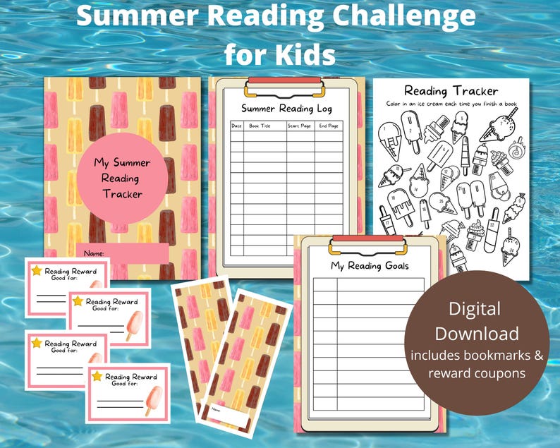 Summer Reading Challenge for Kids, Summer Reading Schedule & Bucket ...