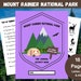 Mount Rainier National Park, Kids Hiking & Camping Adventure Journal ...